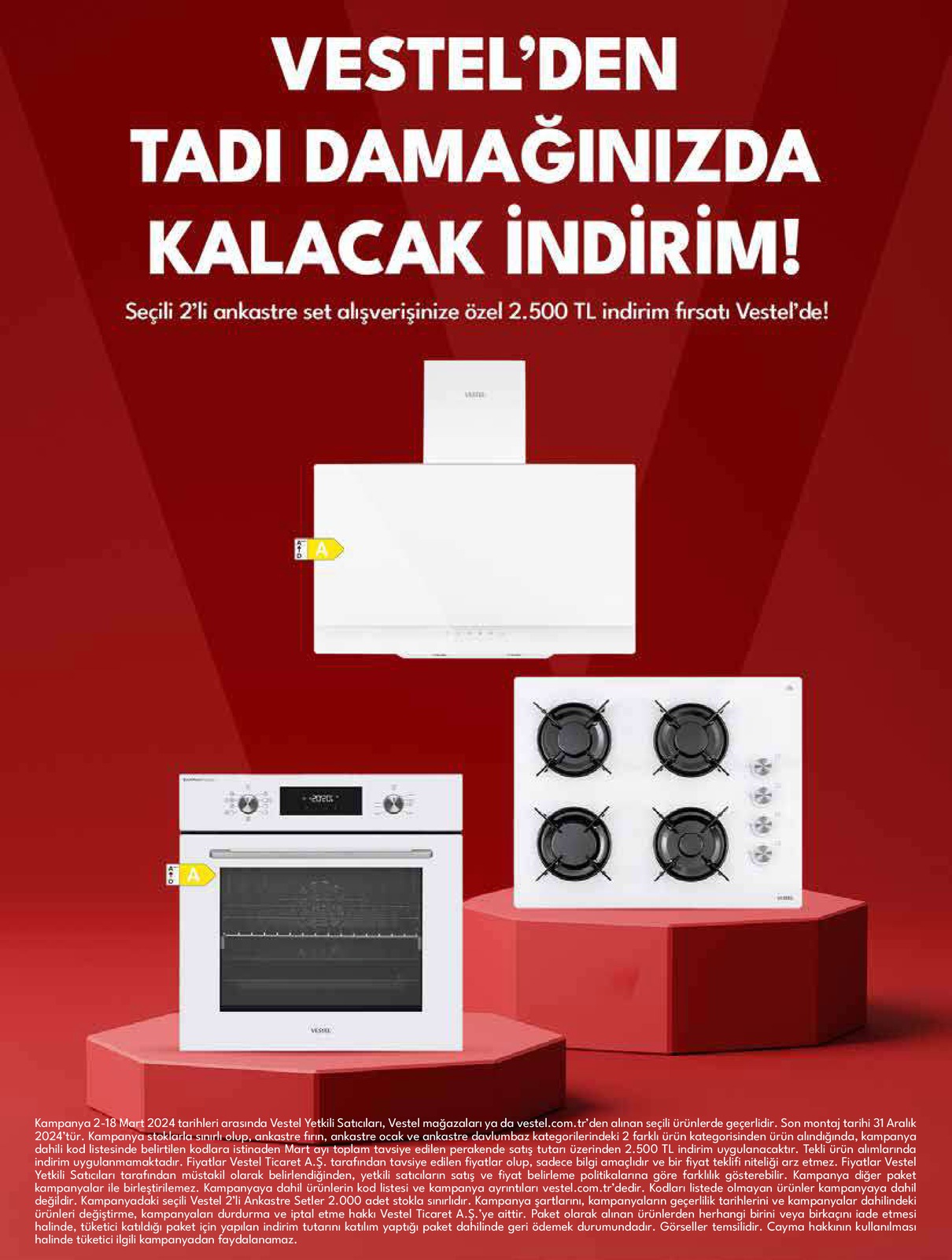 Vestel 2 Mart 2024 Aktüel Kataloğu - Ankastre Broşürü | Akakçe Aktüel