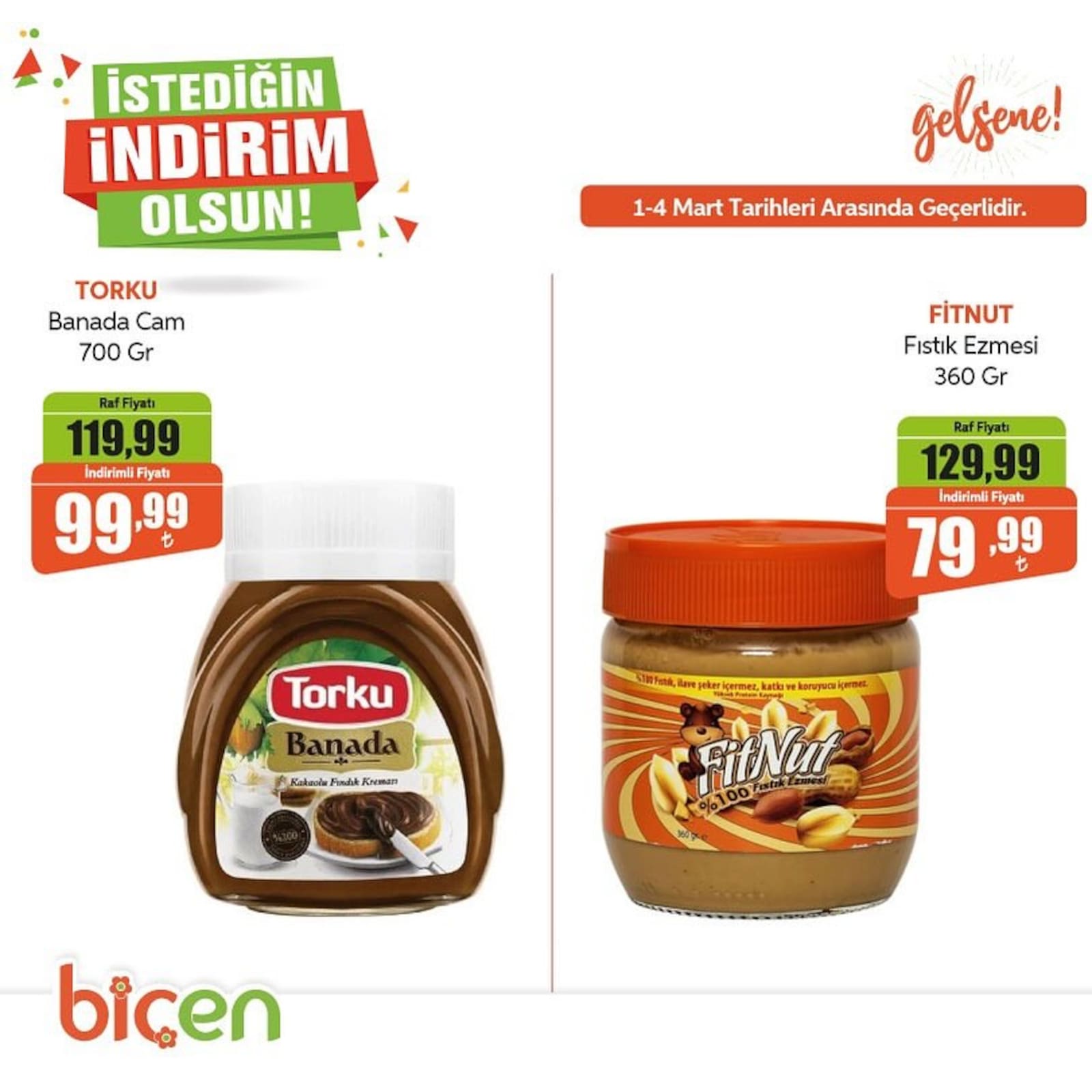 Biçen Market 1 Mart 2024 Aktüel Kataloğu - Fırsat İndirim | Akakçe Aktüel
