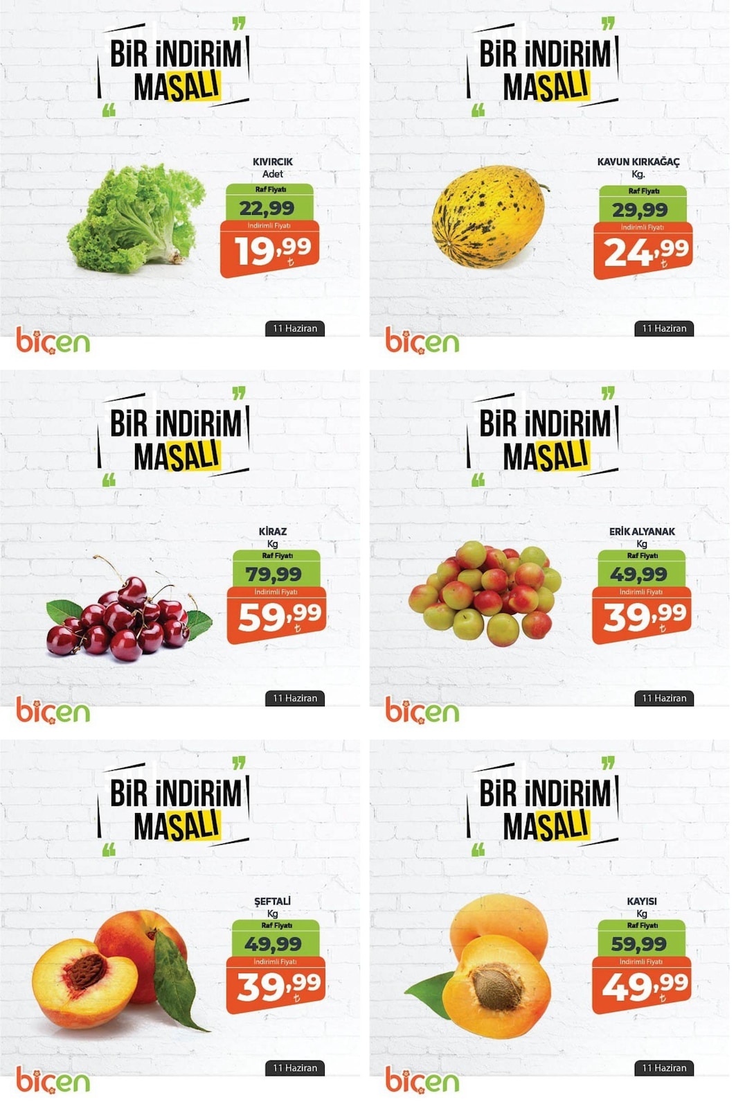Biçen Market 11 Haziran 2024 Aktüel Kataloğu - Halk Günü İndirimleri ...