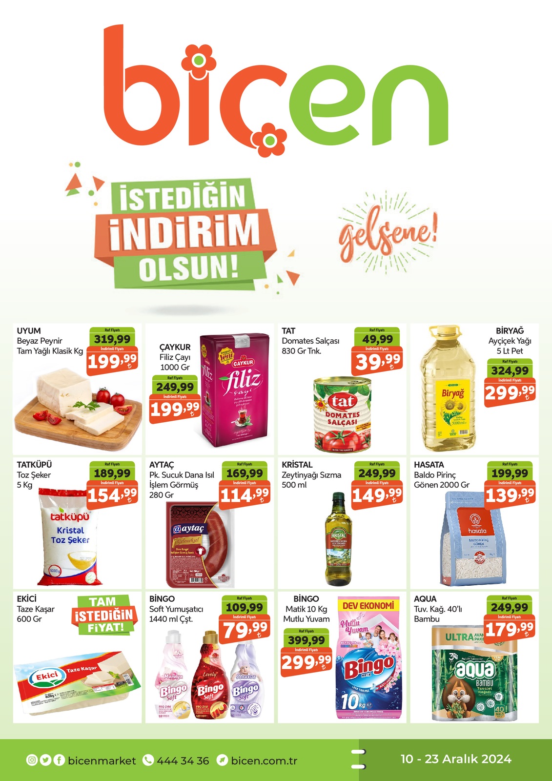 Biçen Market 10 Aralık 2024 Aktüel Kataloğu - İndirim Broşürü | Akakçe ...