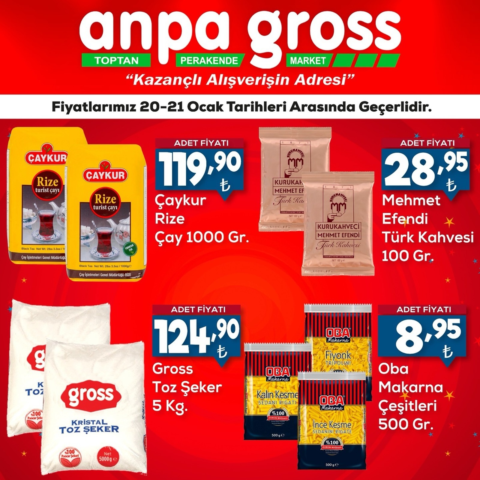 Anpa Gross 20 Ocak 2024 Aktüel Kataloğu - İndirim Broşürü | Akakçe Aktüel