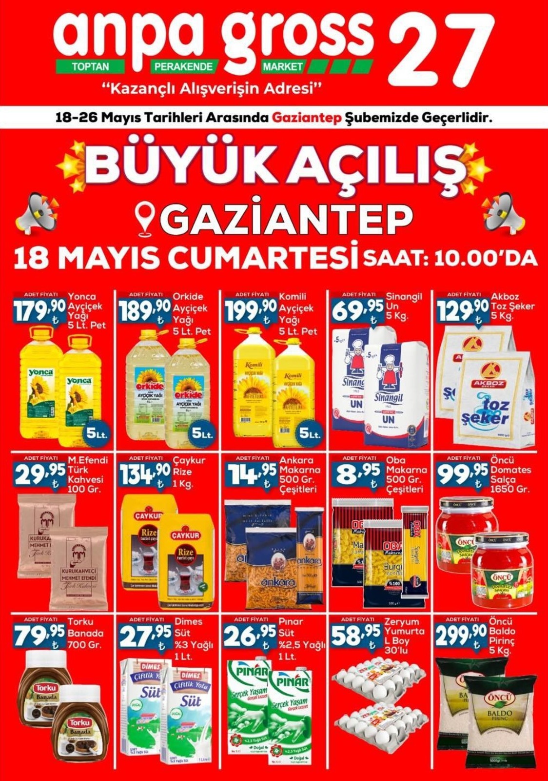 Anpa Gross 18 Mayıs 2024 Aktüel Kataloğu - Gaziantep Mağazası Açılış ...