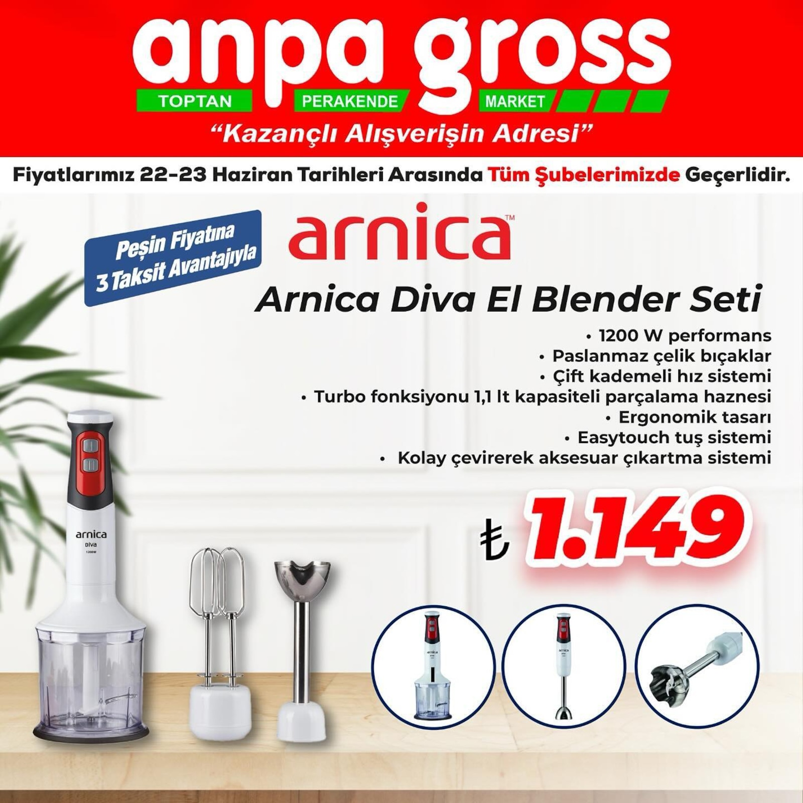 Anpa Gross 22 Haziran 2024 Aktüel Kataloğu - İndirim Broşürü | Akakçe ...