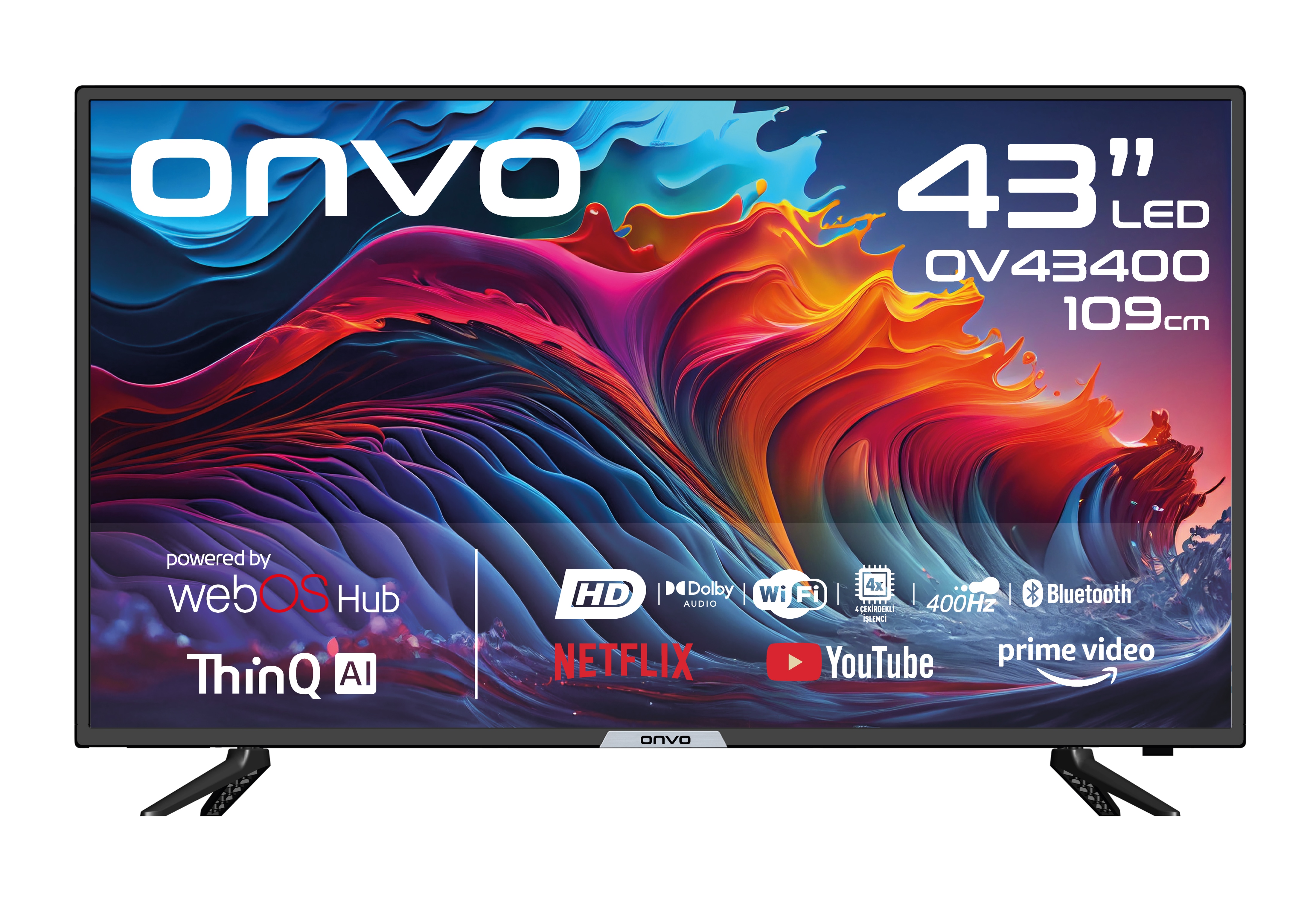 Onvo OV43400 Full HD 43" 109 Ekran Uydu Alıcılı webOS Smart LED TV Fiyatları, Özellikleri ve ...