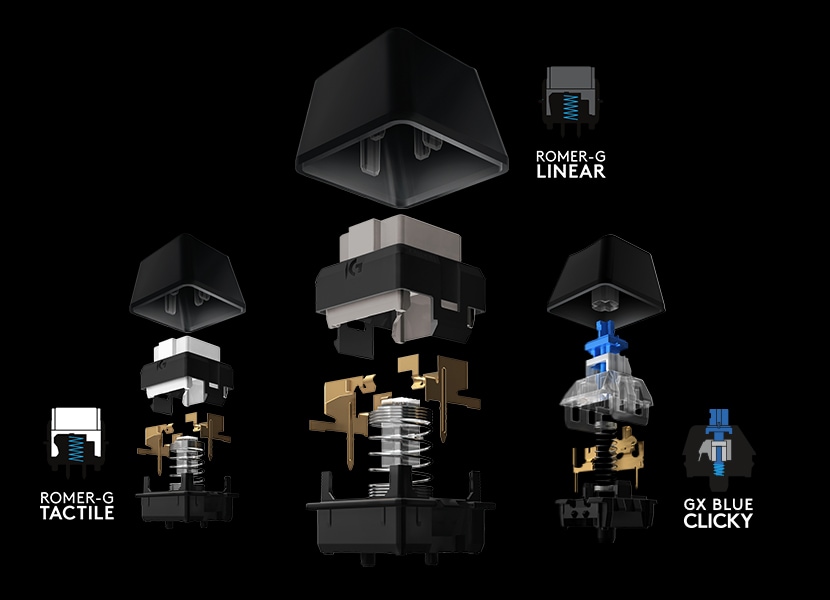 Logitech G513 CARBON RGB Clicky Switch Kablolu Mekanik Oyuncu Klavyesi ...