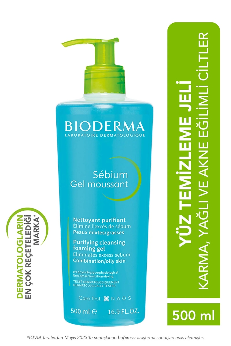 Bioderma Sebium Foaming Gel Sivilce Kar t Yuz Temizleme Jeli 500 ml Fiyatlar Ozellikleri ve Yorumlar En Ucuzu Akakce