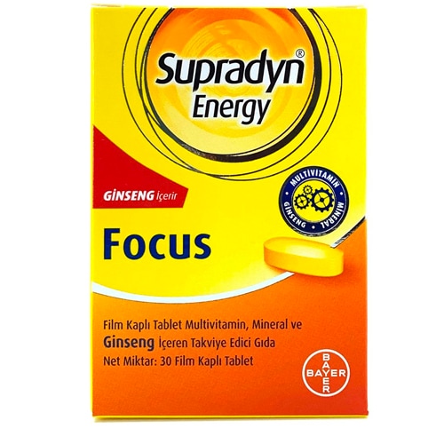 Supradyn Energy Focus 30 Tablet Fiyatları, Özellikleri ve Yorumları ...