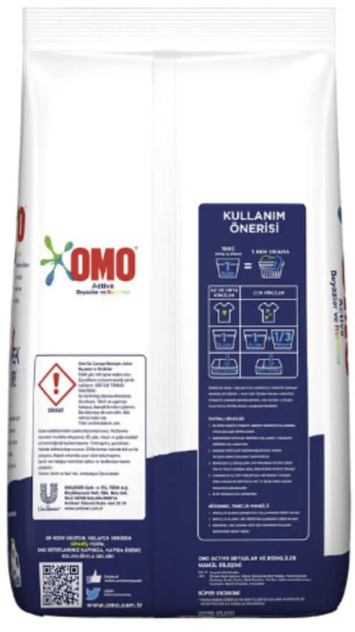 Omo Active Beyazlar ve Renkliler için 10 kg Toz Deterjan Fiyatları ...