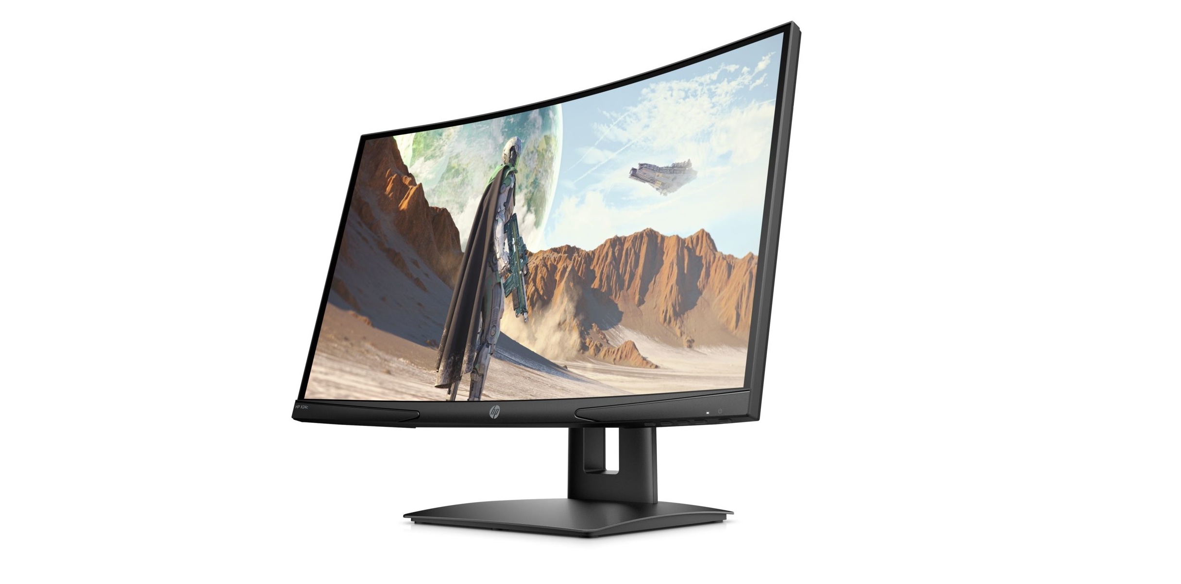 HP X24c 9FM22AA 23.6" 4 ms Full HD Curved 144 Hz Oyuncu Monitörü ...