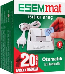 Esemmat Kablosuz Isıtıcı Sinek Kovucu Cihaz 10 Yedek Tablet + 40 Adet ...