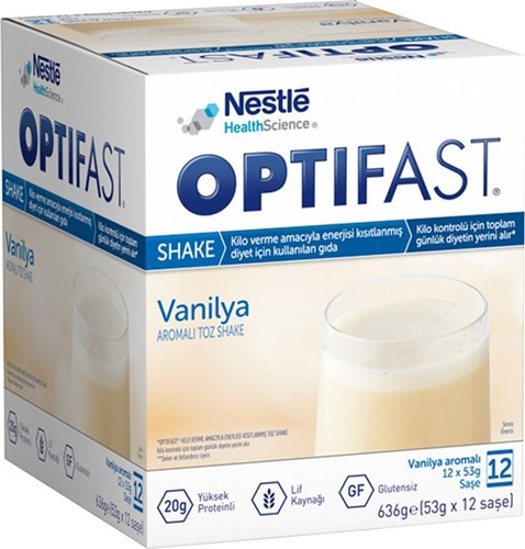 Optifast Milk Shake Vanilyalı 12 Saşe Fiyatları, Özellikleri ve ...