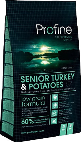 Profine Düşük Tahıllı Senior Hindili Patatesli 3 kg Yaşlı Köpek Maması ...