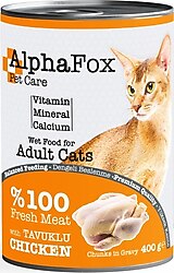 Alpha Fox Tavuklu 400 gr Yetişkin Konserve Kedi Maması Fiyatları ...