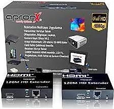 APRONX APX-USB60m Cat5e/Cat6 60m USB FullHD 3D HDMI Extender Fiyatları ...