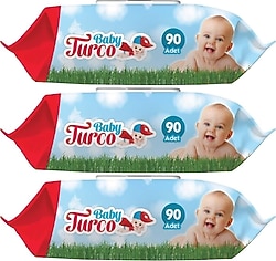 Baby Turco Klasik 90 Yaprak 7'li Paket Islak Havlu Mendil Fiyatları ...