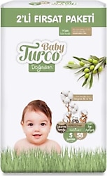 Baby Turco Doğadan 1 Numara Yenidoğan 250'li Bebek Bezi Fiyatları ...