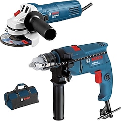 Bosch GWS 180-LI Akülü Taşlama + Bosch GSR 18V-50 Akülü Vidalama ...