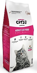Catzo Premium Kısırlaştırılmış Tavuklu 15 kg Yetişkin Kedi Maması ...
