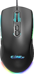 Claws Crossfire Air V1 Siyah RGB Makrolu Şarjlı Optik Kablolu/Kablosuz ...