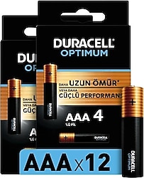 Duracell Optimum 16'lı Alkalin AAA İnce Kalem Pil Fiyatları ...