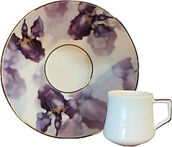 Evaliza Nostalji Kelebek 6 Kişilik Kahve Fincan Takımı 80 ml Fiyatları ...