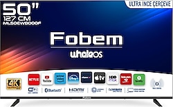 Fobem MT75EG8000F Frameless 4K Ultra HD 75" 190 Ekran Uydu Alıcılı ...