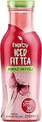 Herby Soğuk Çay Şeker İlavesiz 24'lü Iced Fit Tea Kırmızı Meyveli 250 ...
