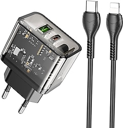 Hoco C127A 45 W Type-C Kablolu Hızlı Şarj Aleti Fiyatları, Özellikleri ...