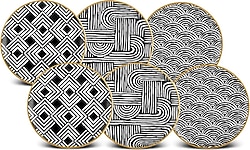 Karaca Estela 6 Kişilik Cam Pasta Takımı 21 cm Fiyatları, Özellikleri ...