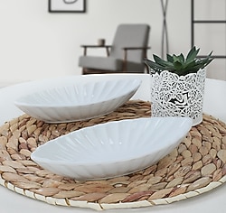 Keramika Sierra Kayık Tabak - Siyah - 33x17 cm Fiyatları, Özellikleri ...