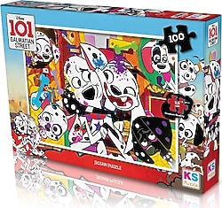 Disney 101 Dalmacyali 24 Parca Frame Puzzle 101 Dalmatian Street ...