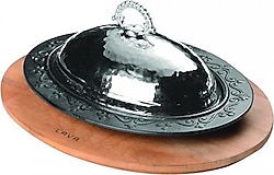 Lava Oval Ahşap Altlıklı Döküm Döner Kebap Tabağı 32x23 cm Fiyatları ...