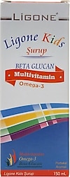 Ligone Kids Multivitamin Şurup 150 ml + Ligone Beta Glukan 30 Kapsül ...