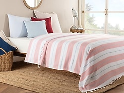 Madame Coco Aimon Çift Kişilik Karde Baskılı Pike Takımı - Mavi ...