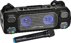 Magicvoice MV-6005 30 Watt Usb/Sd/Bluetooth Şarjlı Işıklı Mikrofonlu Taşınabilir Amfi Fiyatları ...