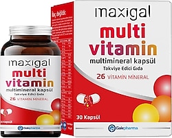 Maxigal Multivitamin 30 Kapsül Fiyatları, Özellikleri ve Yorumları | En ...