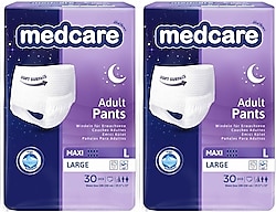MEDCARE Classic Emici Külot Yetişkin Hasta Bezi 5,5 Damla Medium M Beden 30'lu 2 Paket 60 Adet ...