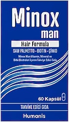 MİNOX Man Hair Formula Vitamin, Mineral Ve Bitki Ekstreleri Içeren ...