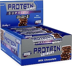 Muscle Station Supreme Crunchy Beyaz Çikolata 40 gr 24'lü Protein Bar ...