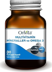 Onvita Multivitamin Mineraller ve Omega 3 30 Kapsül Fiyatları ...