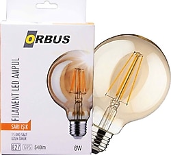 Orbus ORB-F6W 6 W E27 600 Lümen Filament Led Ampul Fiyatları ...