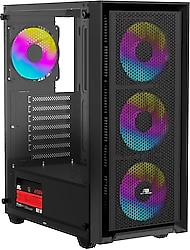 Power Boost PB-P1600B 4 ARGB Fanlı Siyah E-ATX Oyuncu Kasası Fiyatları ...