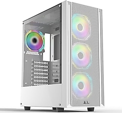 Power Boost 650W 80 PLUS USB 3.0 ATX Mesh RAİNBOW MidT ATX BEYAZ KASA ...