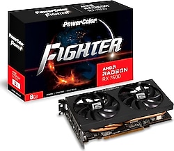 PowerColor RX 7800 XT Fighter 16G-F/OC 256 Bit GDDR6 16 GB Ekran Kartı ...