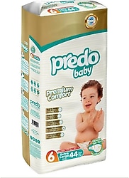 Predo Baby Premium Comfort 6 Numara Extra Large 44'lü Bebek Bezi ...