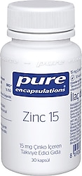 Pure Encapsulations Zinc 15 mg 30 Kapsül Fiyatları, Özellikleri ve ...