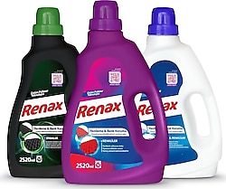 Renax Renkliler ve Beyazlar için Sıvı Deterjan 42 Yıkama 2.52 lt ...
