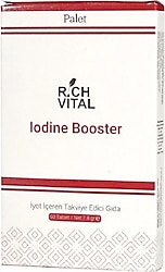 Rich Vital Iodine Booster İyot 60 Tablet Fiyatları, Özellikleri ve ...