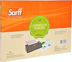 Sarff 125 Mikron A3 100'lü Laminasyon Filmi Fiyatları, Özellikleri ve ...