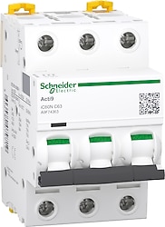 Schneider Electric Acti9 İc60N A9F73306 6A Sigorta (3P, 6Ka, B Eğrisi ...